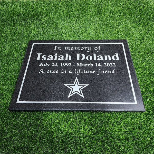 Headstone for Cemetery - Etsy