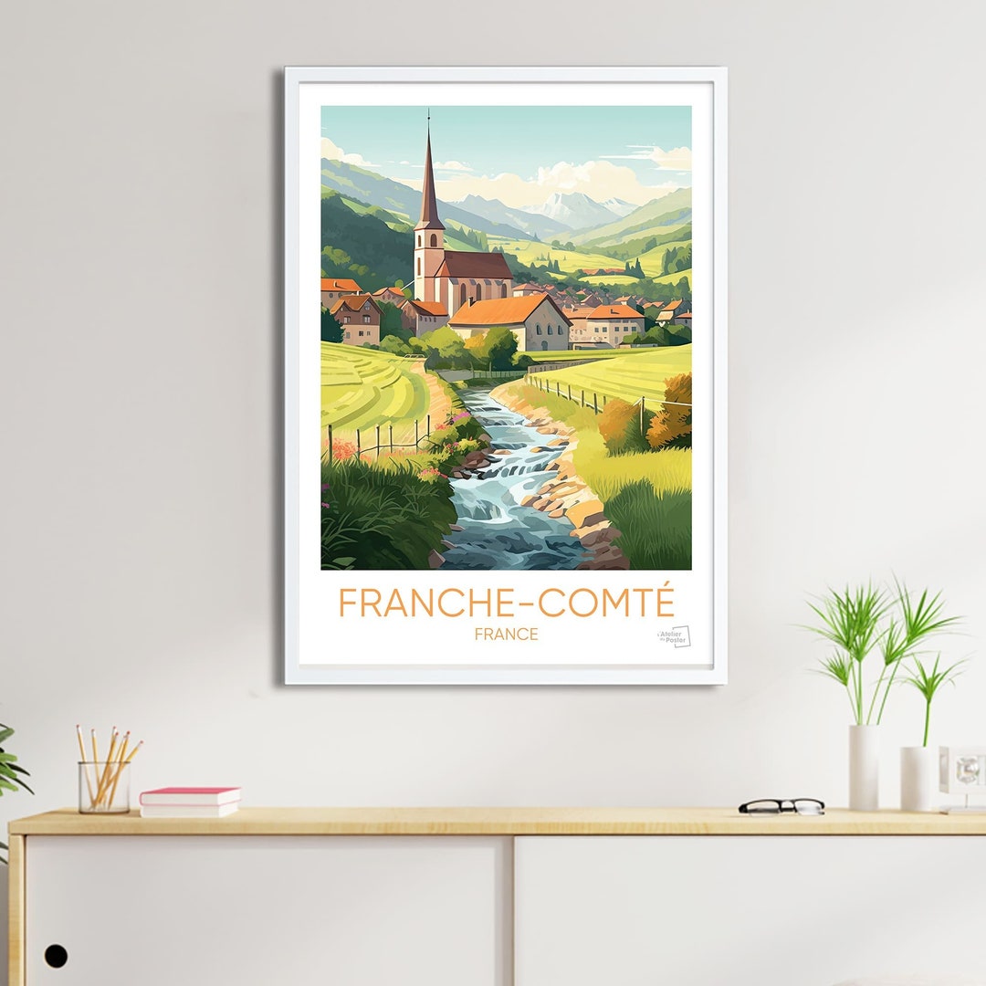 Franche Comté Poster Travel Poster - Etsy