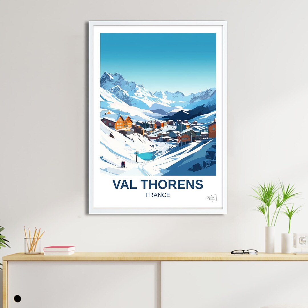 Val Thorens Poster Travel Poster - Etsy