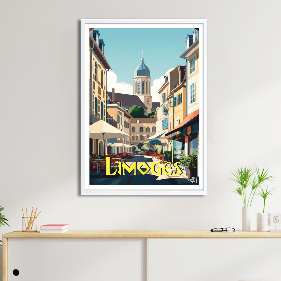 Limoges Poster Travel Poster - Etsy