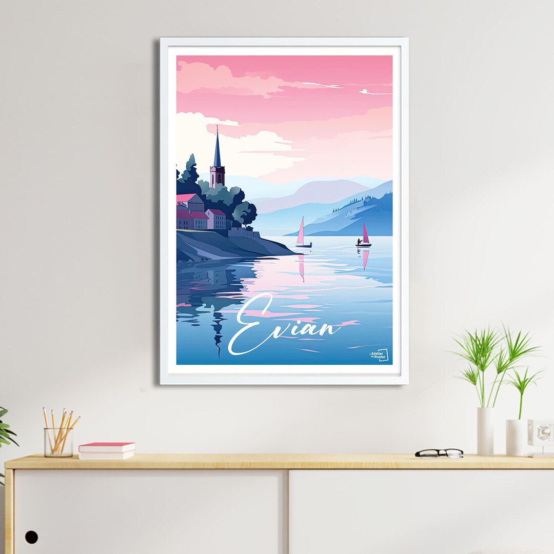Evian Poster Travel Poster - Etsy Australia