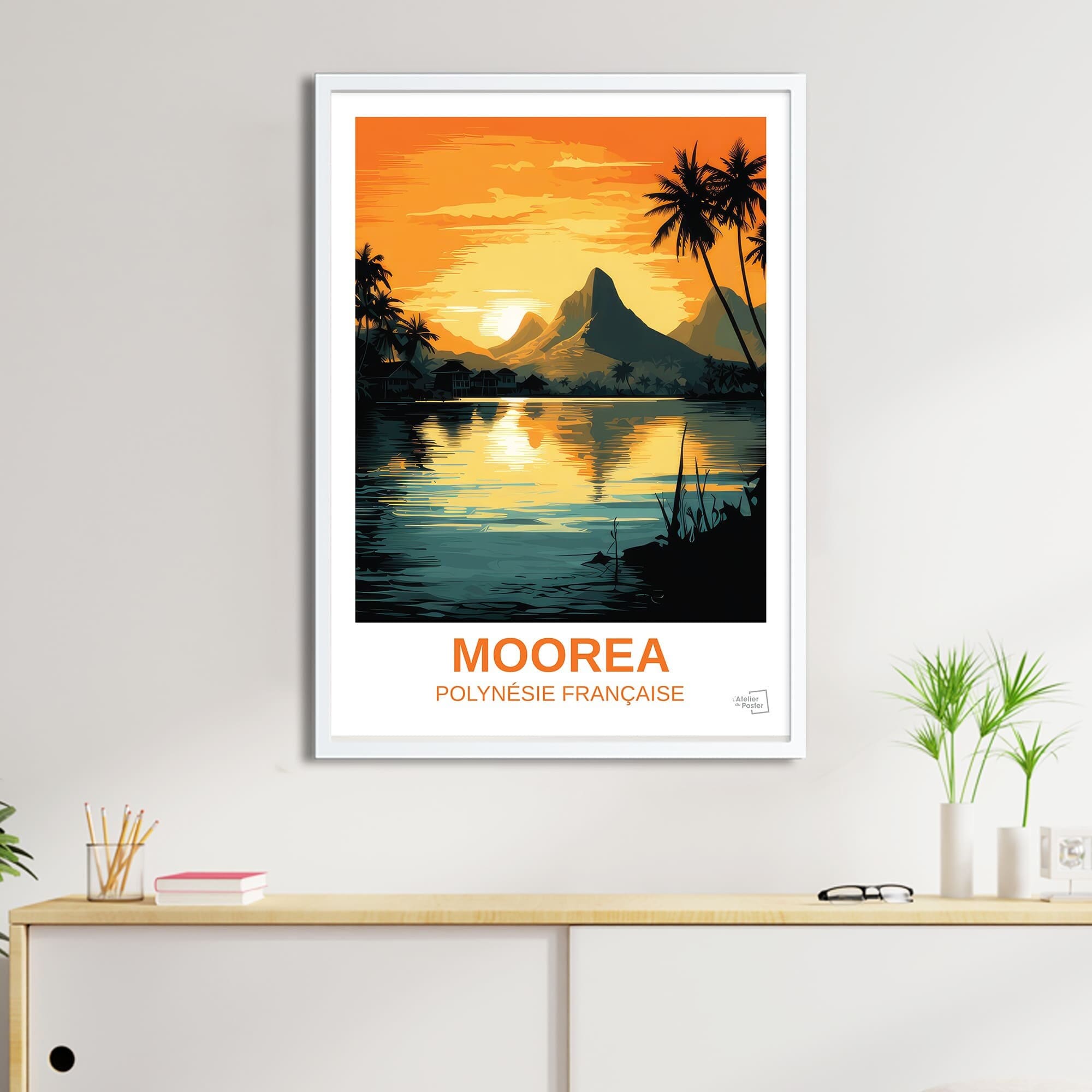 Moorea Poster Travel Poster - Etsy