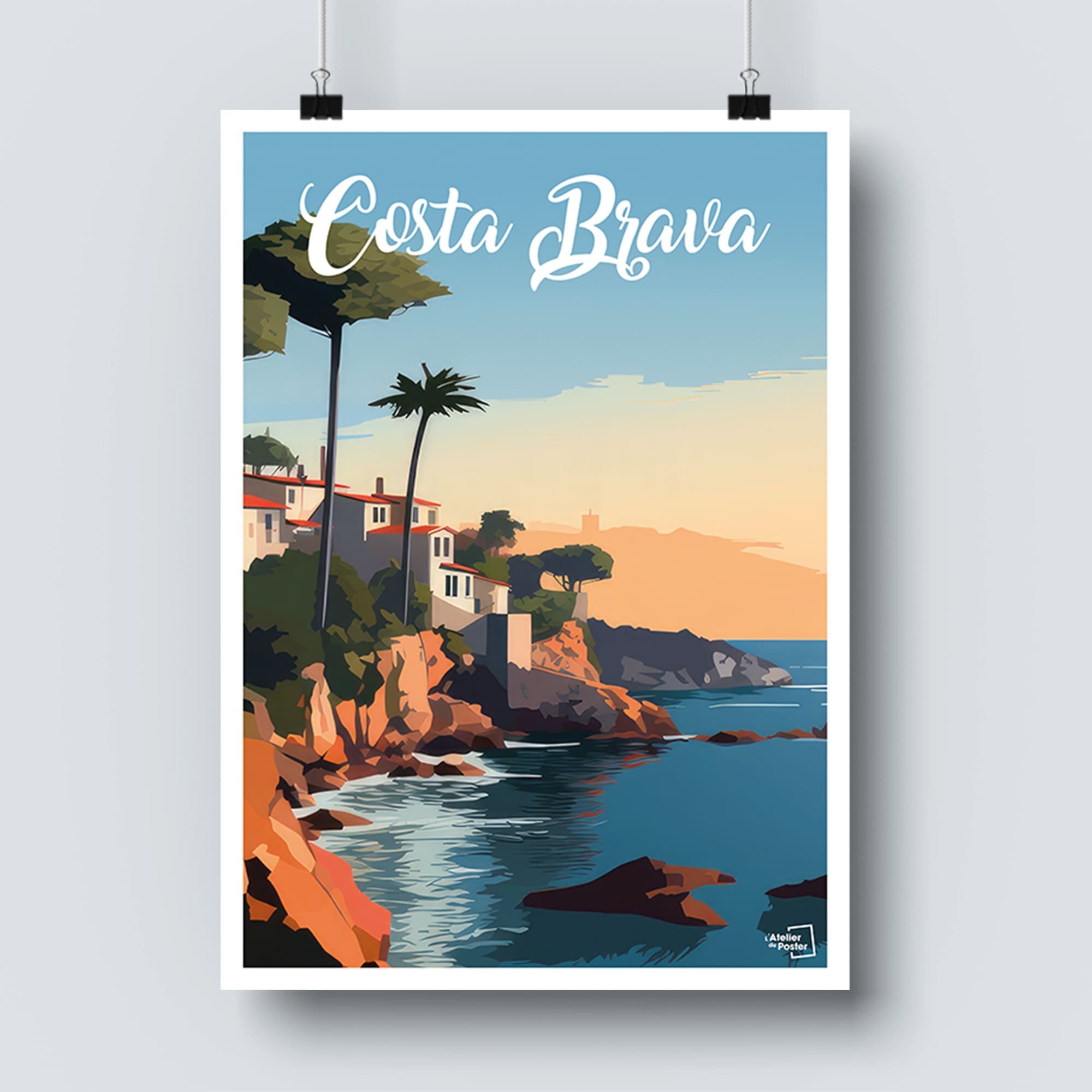Costa Brava Poster Travel Poster - Etsy
