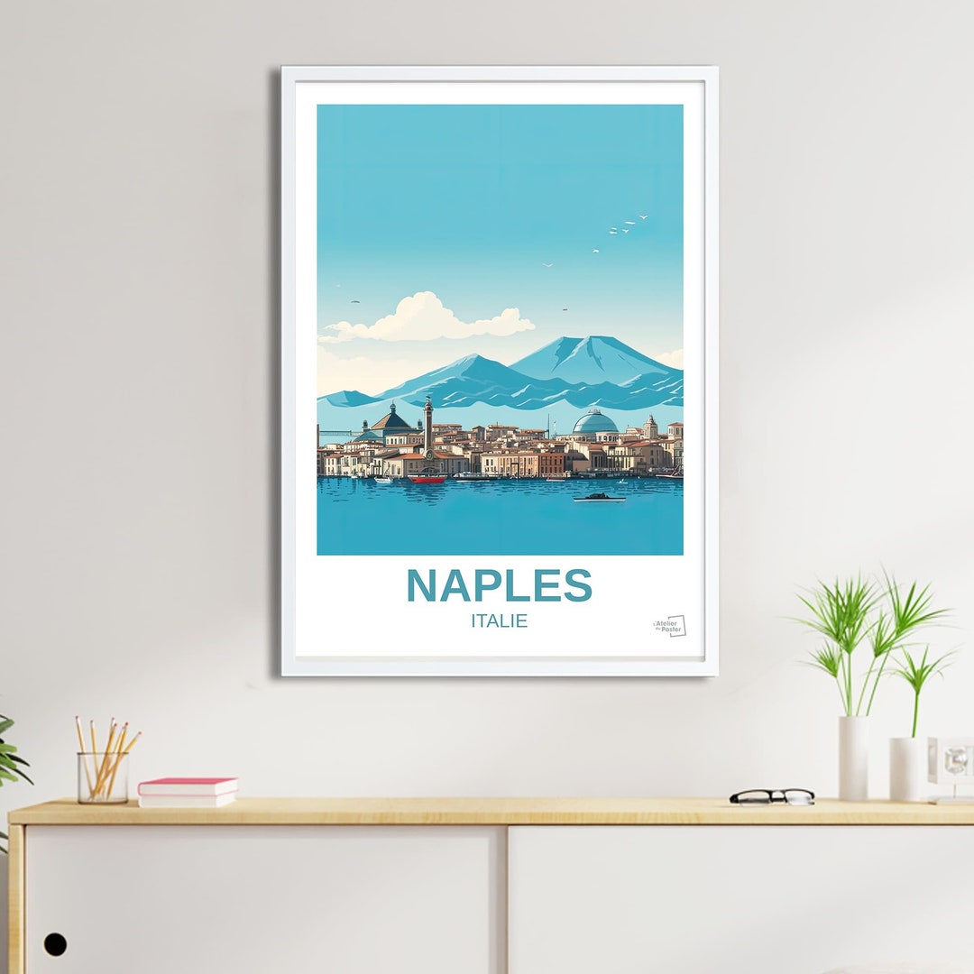 Naples Poster Travel Poster - Etsy