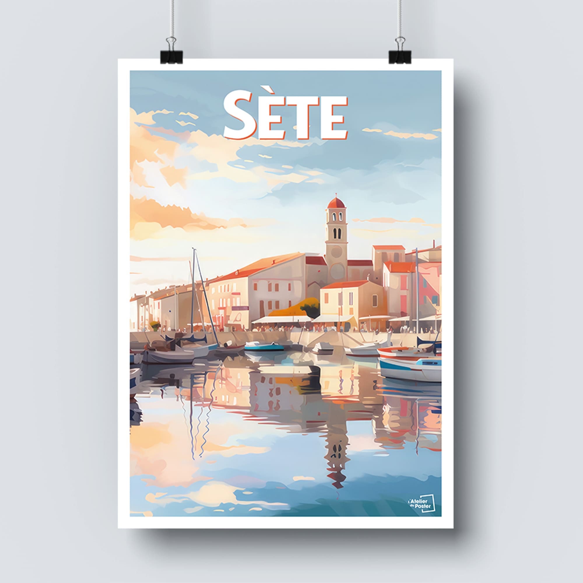 Affiche Sète Travel Poster - Etsy France