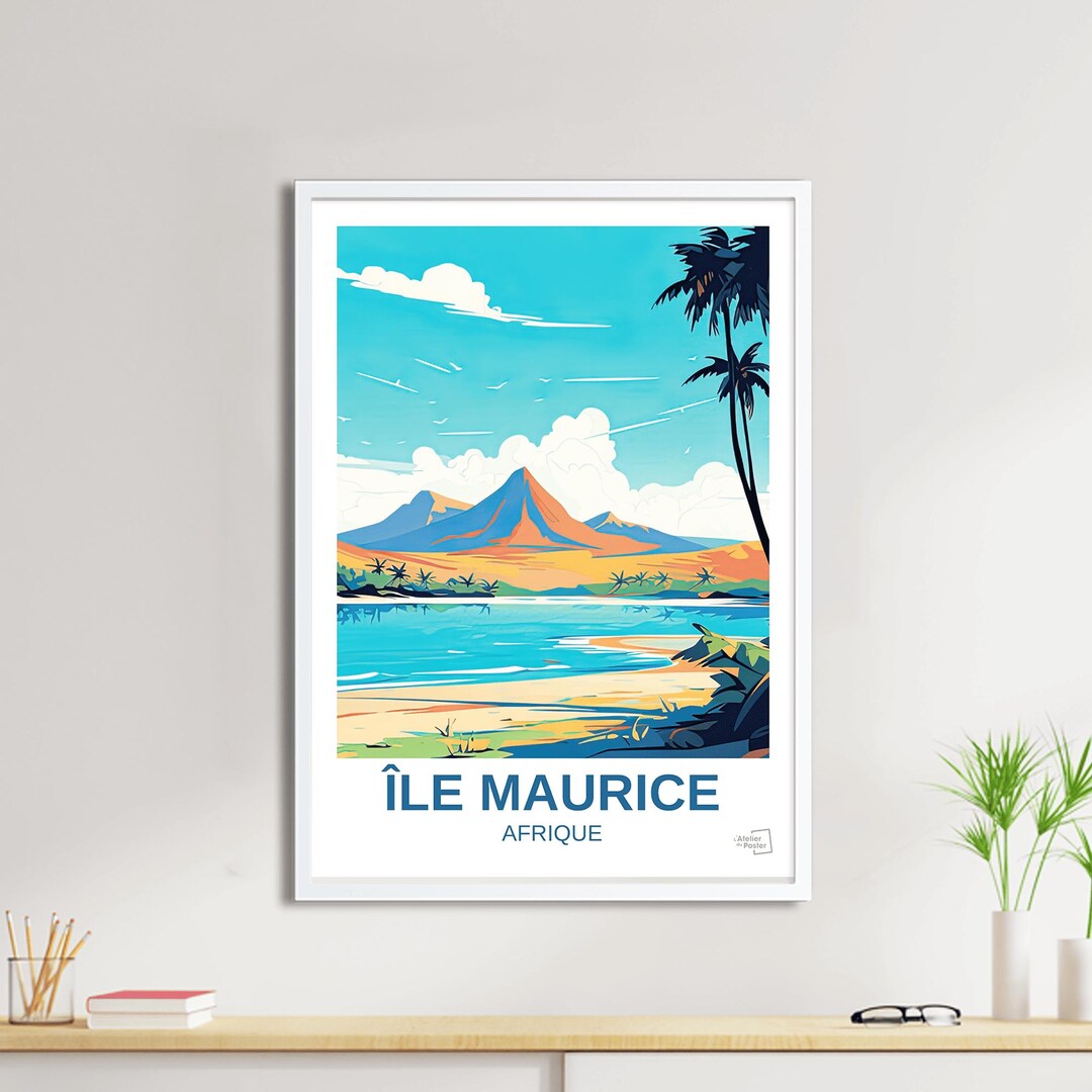Mauritius Poster – Travel Poster - Etsy