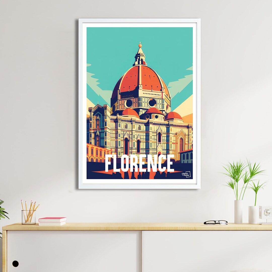 Affiche Florence - Travel Poster - Etsy France
