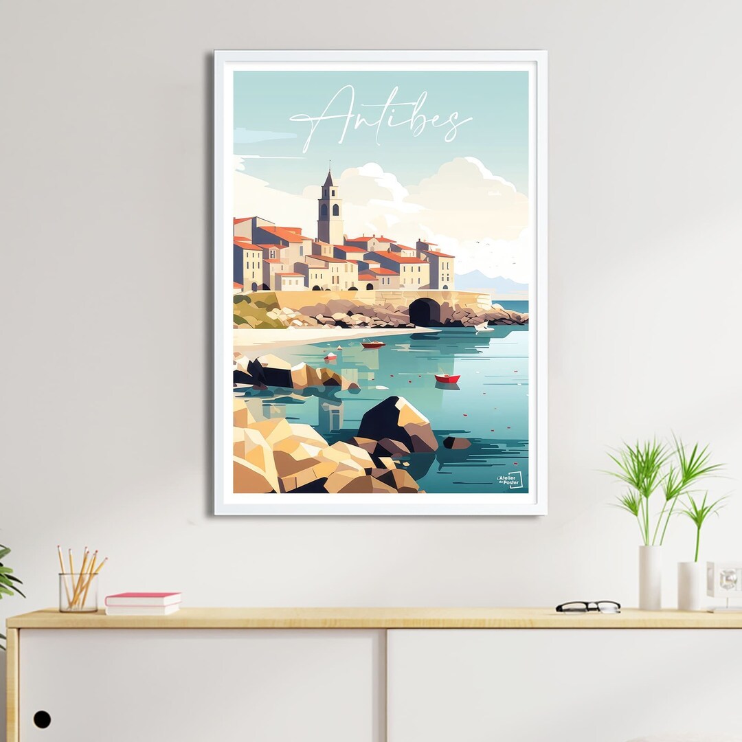 Antibes Poster - Etsy