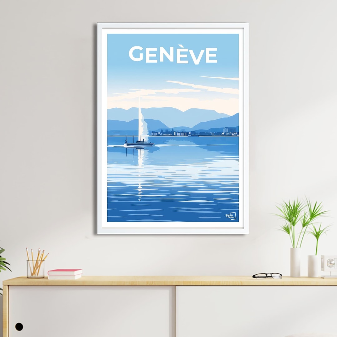 Geneva Poster Travel Poster - Etsy