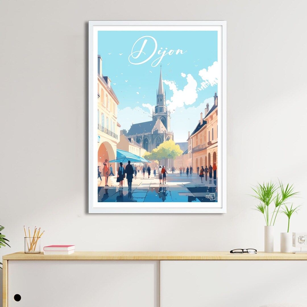 Dijon Poster Poster of France and the World - Etsy