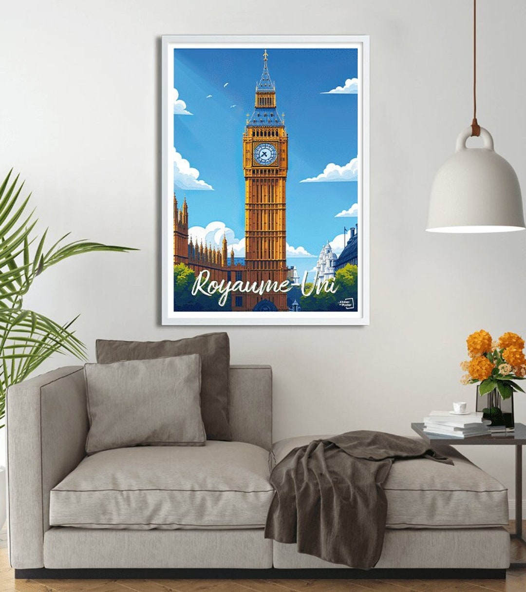 United Kingdom Poster – Travel Poster – British Isles Poster – Vintage ...