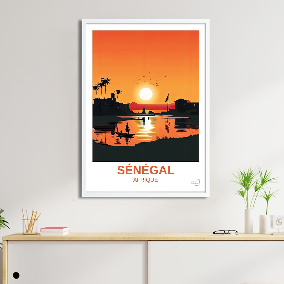 Senegal Poster Travel Poster - Etsy