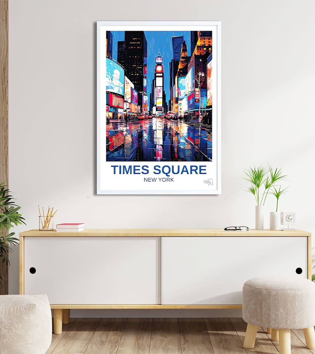 Times Square New York Poster Travel Poster - Etsy