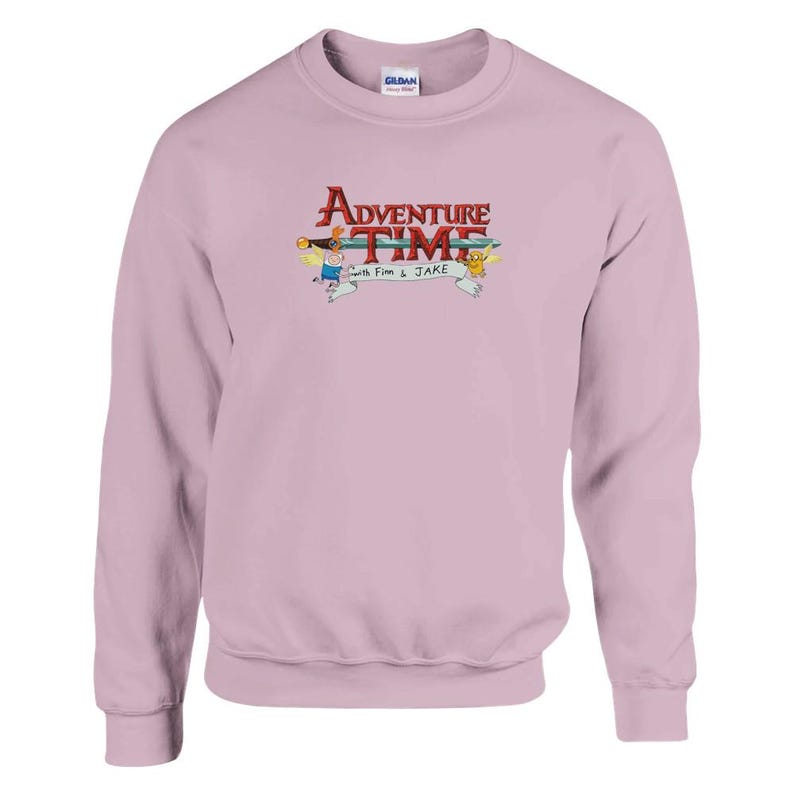 Adventure Time Logo Sweater – Cozy Cartoon Fan Apparel, Fun Adventure ...