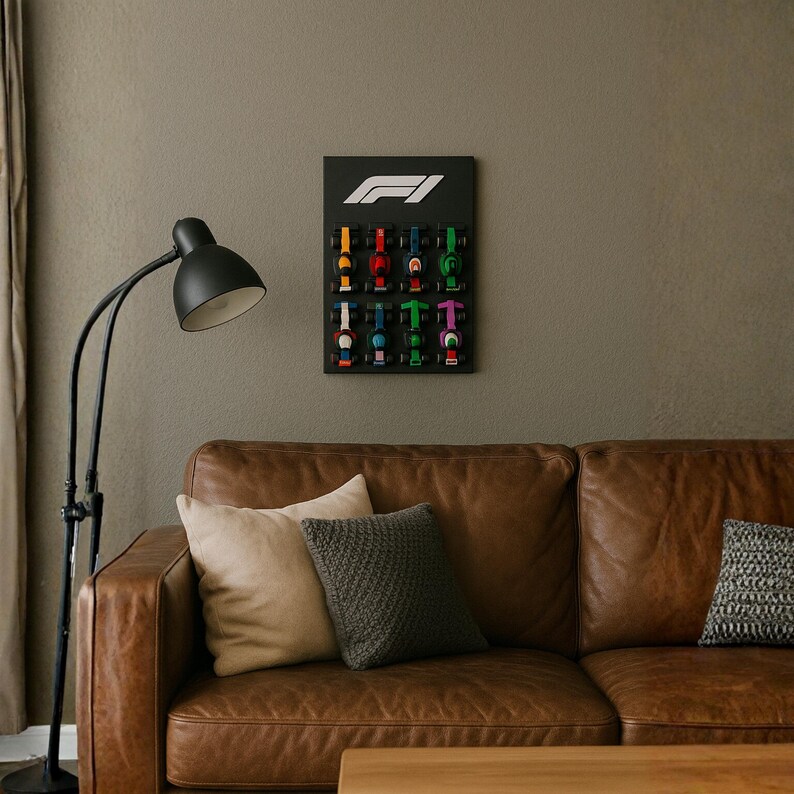 Racing Car Display Shelf | Building Block F1 Mini Car Stand | Wall or ...