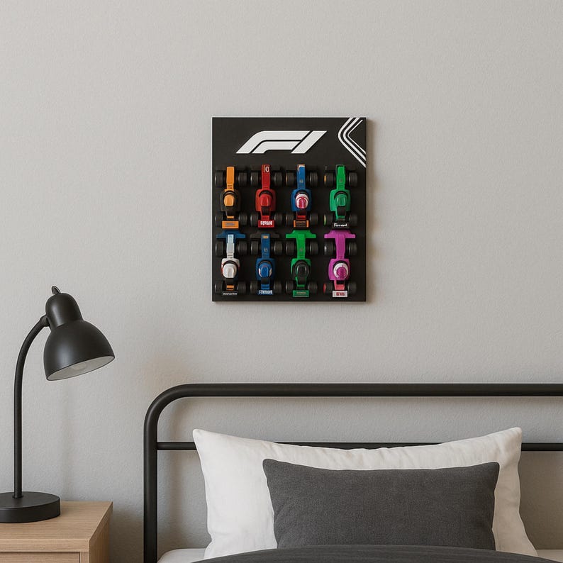 Racing Car Display Shelf | Building Block F1 Mini Car Stand | Wall or ...