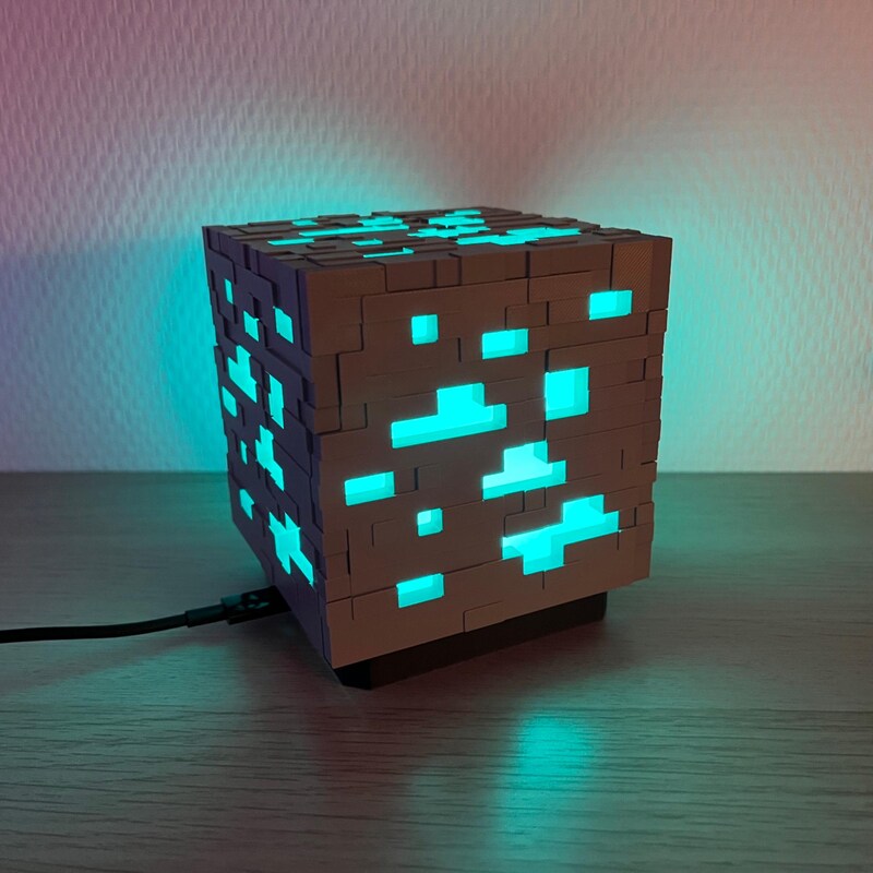 Led Rgb Cube Light - Etsy UK