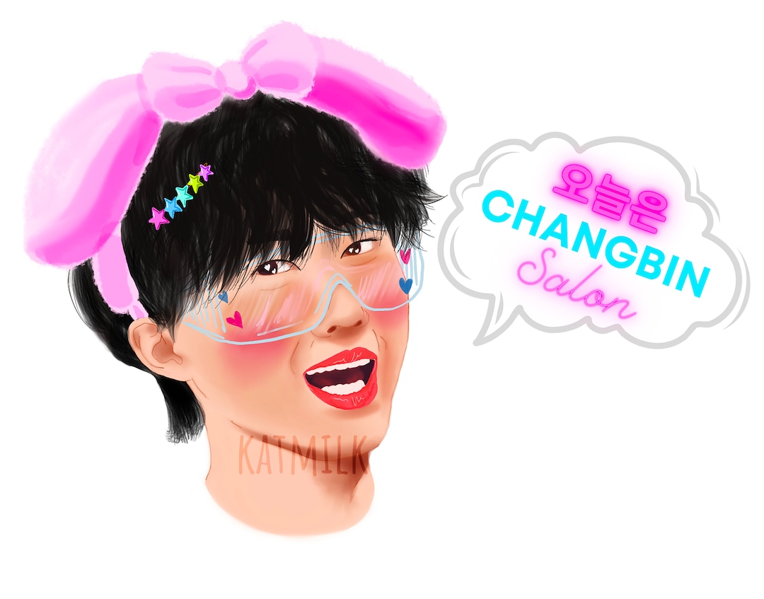 SKZ Stray Kids Changbin - Changbin Salon 4x6" Glossy Digital Print - Etsy
