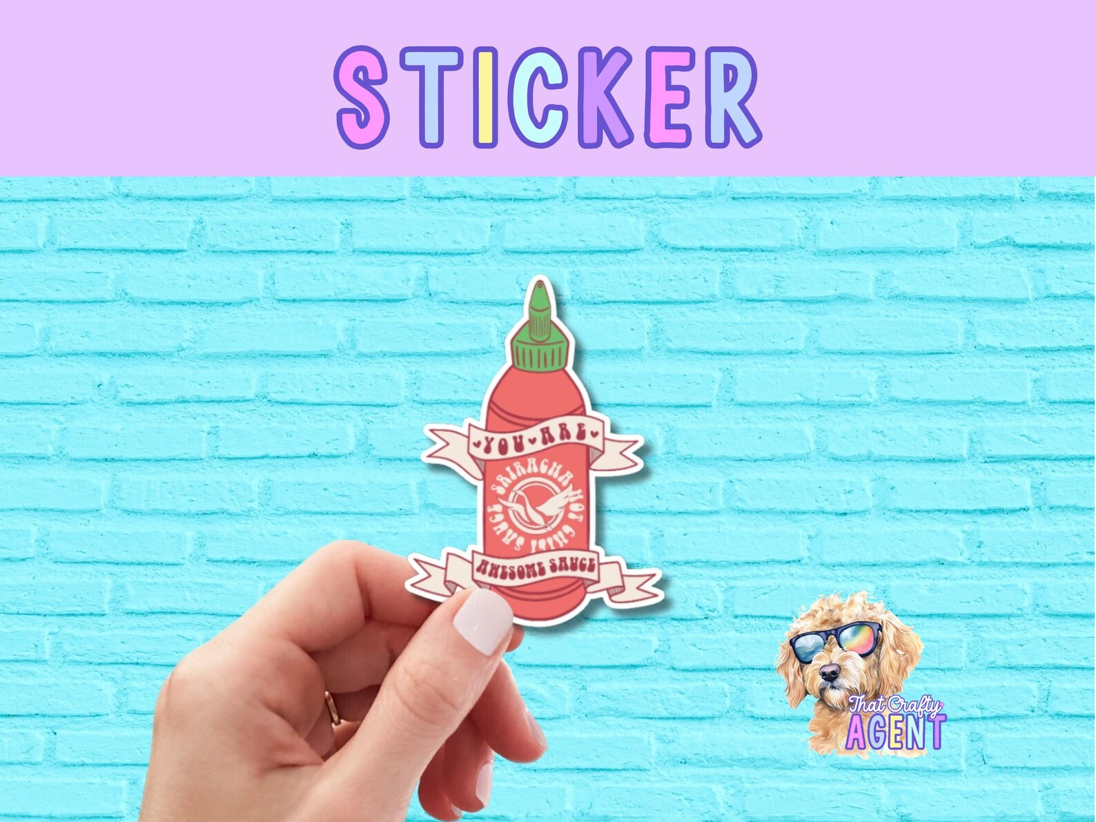 Awesome Sauce Vinyl Sticker | Funny Sticker | Laptop Sticker ...