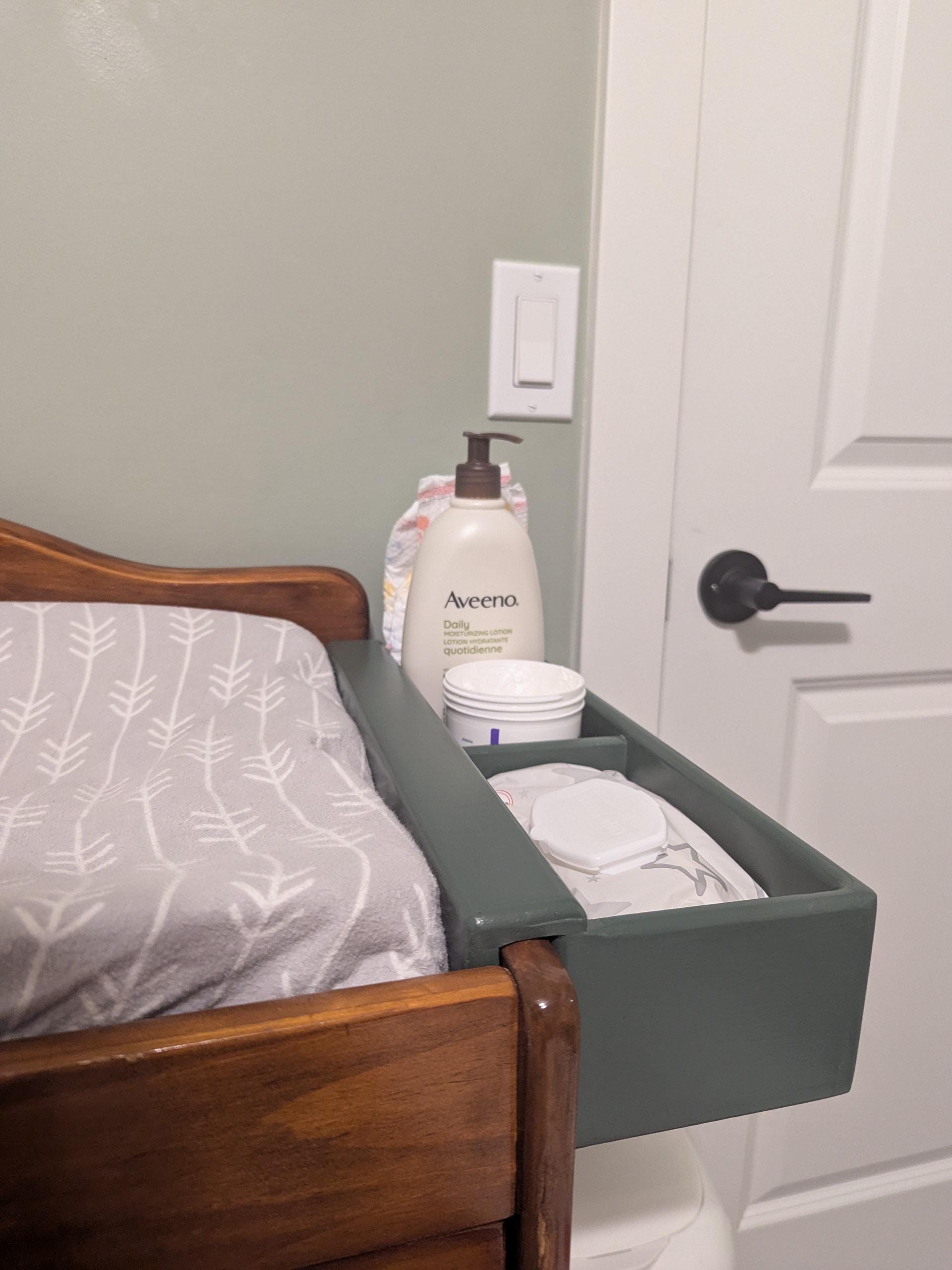 Caddy for Diaper Changing Table Extender - Etsy