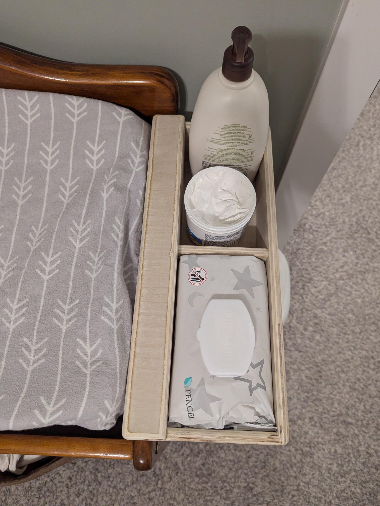 Caddy for Diaper Changing Table Extender - Etsy