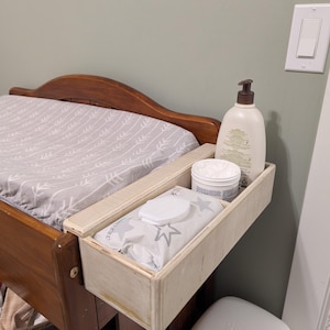 Caddy for Diaper Changing Table Extender - Etsy