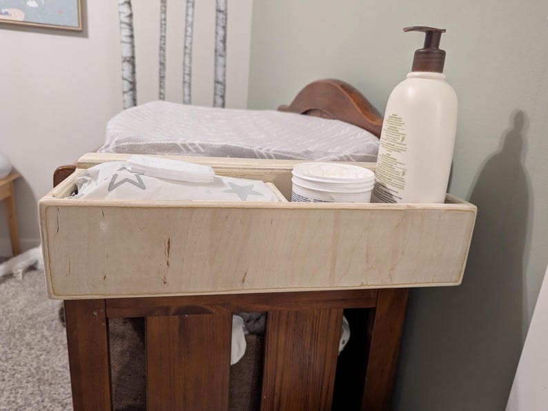 Caddy for Diaper Changing Table Extender - Etsy