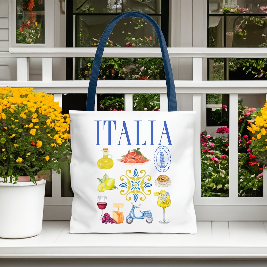 Italy Tote Bag Italy Handbag Italian Bag From Italy Travel Bag Italian ...
