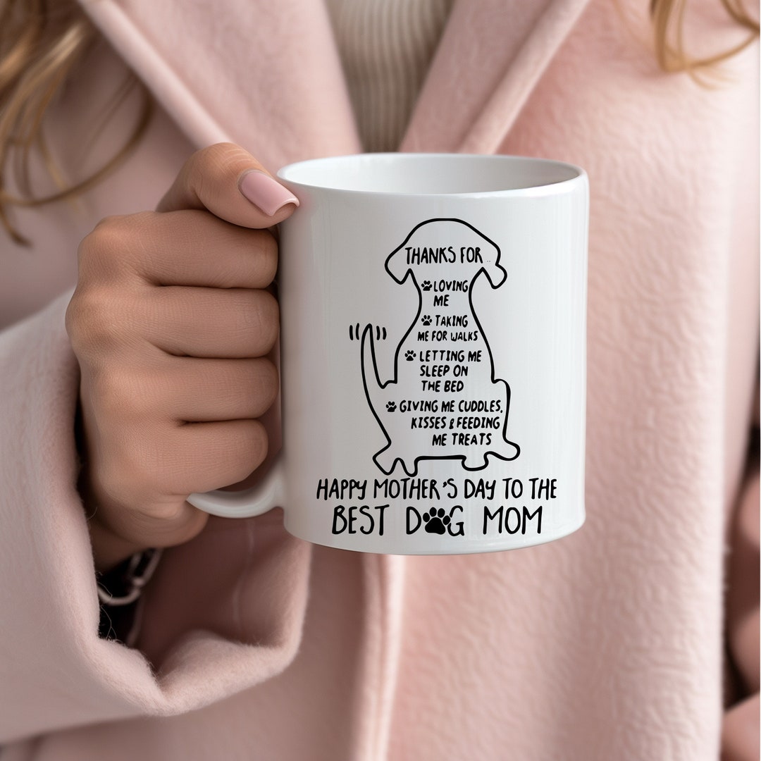 Dog Mom Coffee Mug Dog Mama Gift Mothers Day Fur Mom Coffee Cup Dog ...