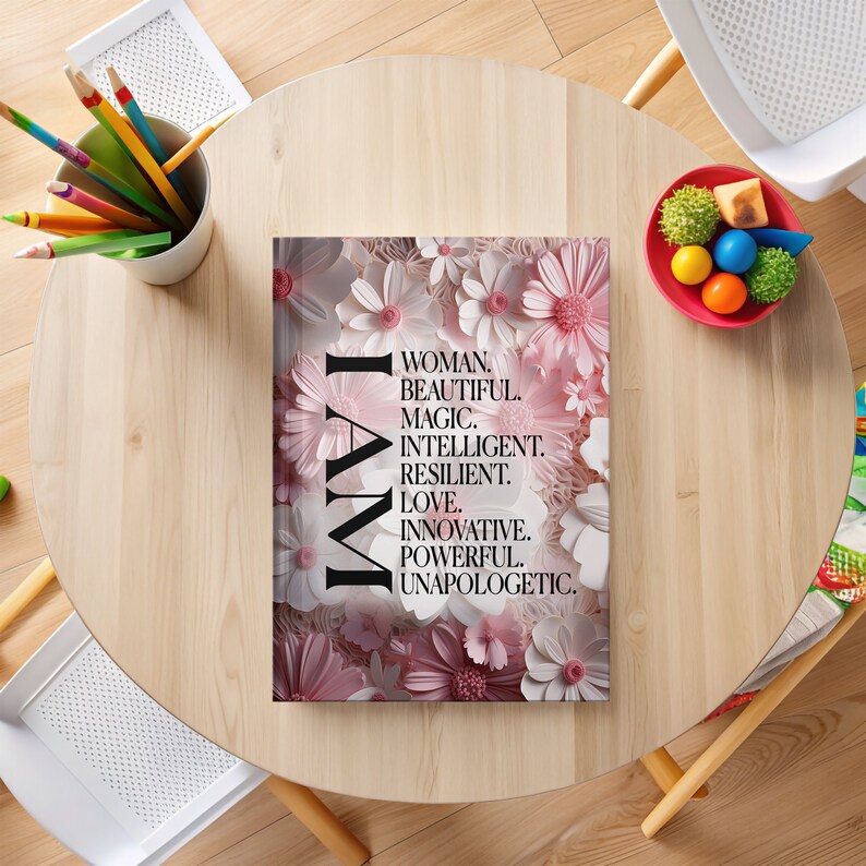 Motivational Journal Floral Aspirational Diary Female Empowered Quote ...