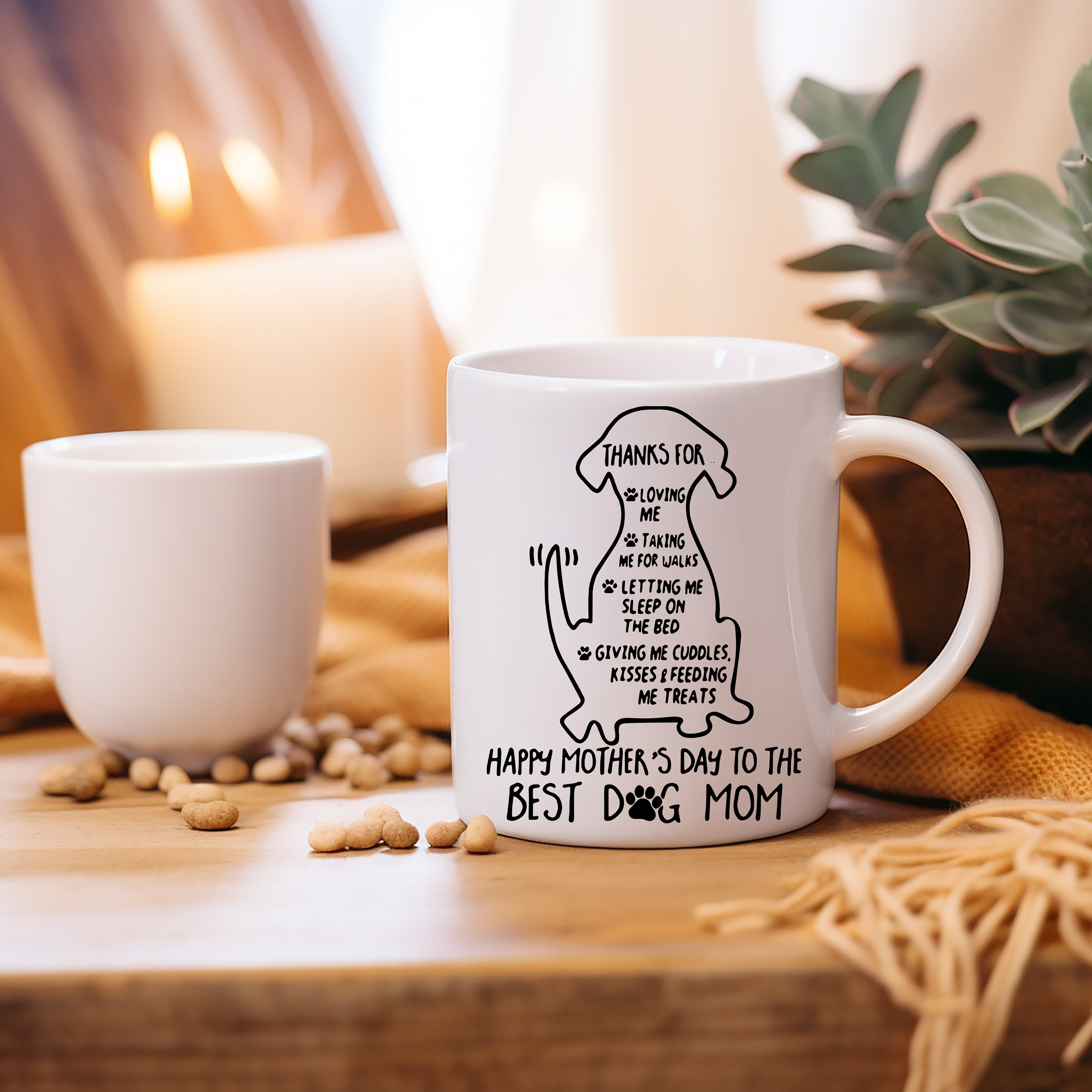 Dog Mom Coffee Mug Dog Mama Gift Mothers Day Fur Mom Coffee Cup Dog ...
