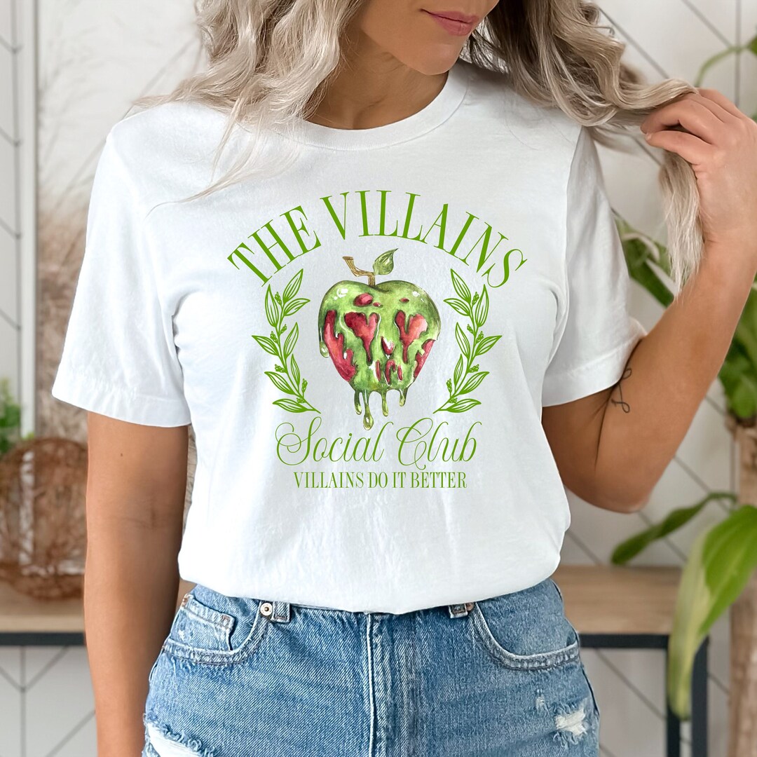 Villain Graphic Tshirt Disney Halloween Shirt Design Evil Queen ...