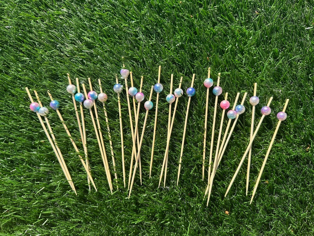 Rainbow Appetizer Picks Baby Shower Gender Reveal Party Supplies ...