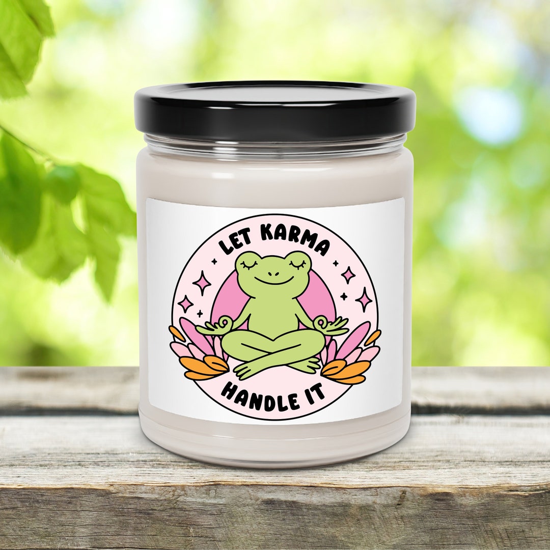 Karma Candle to Promote Peace of Mind Self Care Candle for Relaxation ...