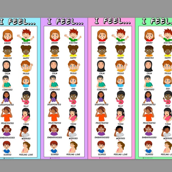 Kids Feeling Identification - Etsy