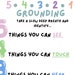 Grounding Technique Poster, Zones of Regulation, Coping Skills Poster ...