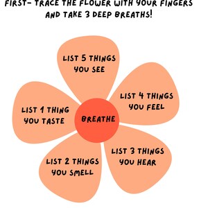 Grounding Technique Poster, Zones of Regulation, Coping Skills Poster ...