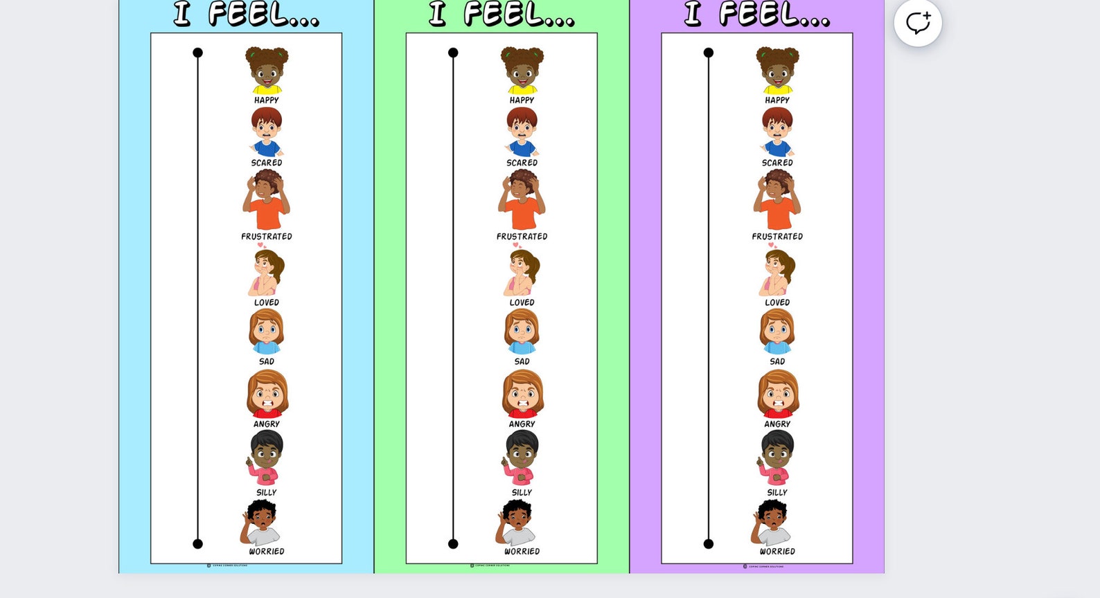 Feelings Scale for Kids/ Interactive Feeling Scale/ Children’s ...