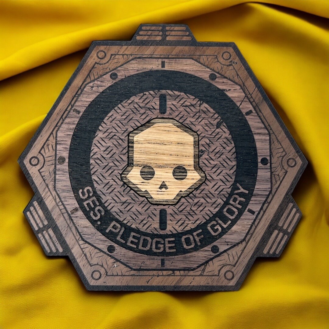 Helldivers Personalized Wooden Coaster - Etsy