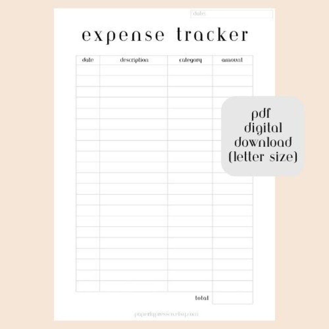 Expense Tracker: Budgeting Expenses Tracker and Organizer (8.5"x11 ...