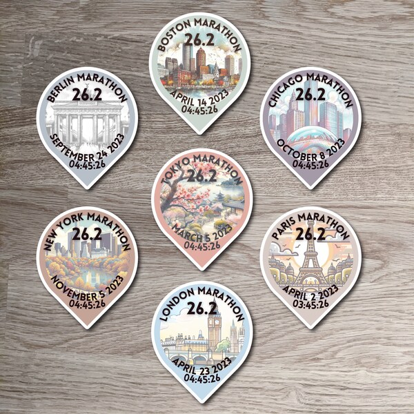 Marathon Sticker - Etsy