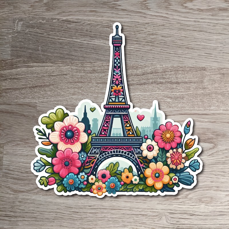 Eiffel Tower Sticker - Etsy