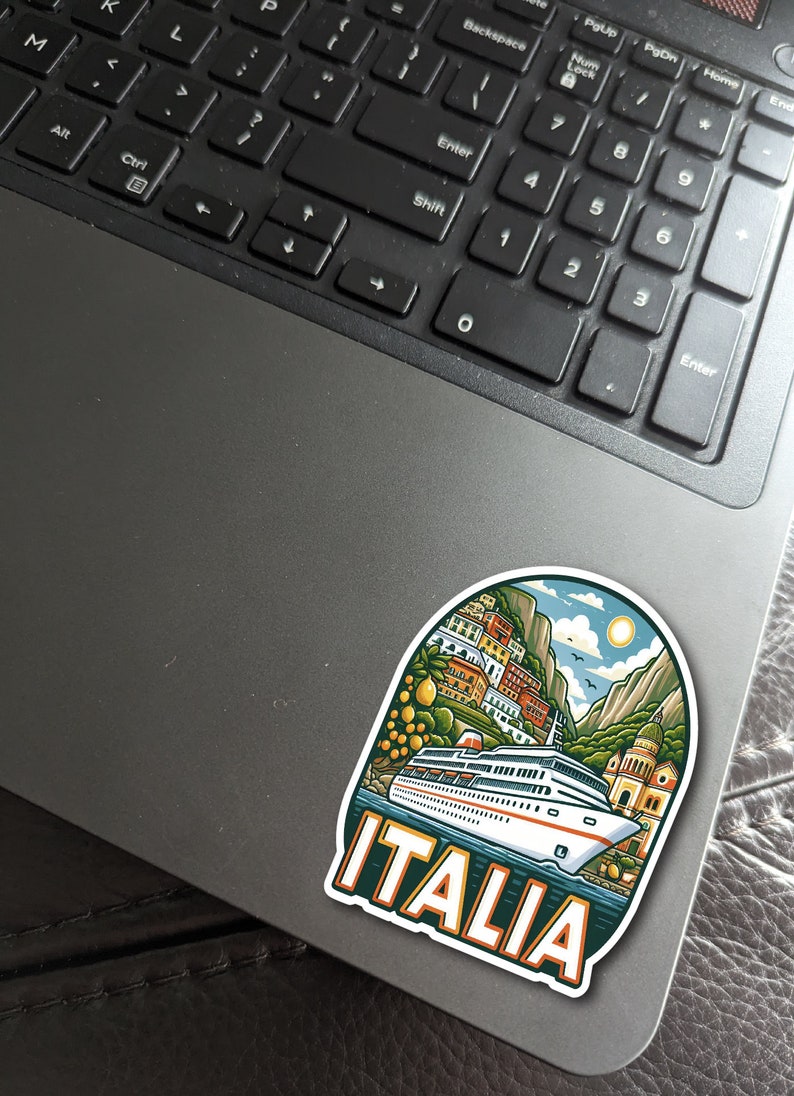 Italy Mediterranean Sea Cruise Sticker, Europe Trip Souvenir, Surprise ...