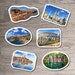Travel to Croatia Attractions Sticker Bundle, Dubrovnik, Rovinj ...