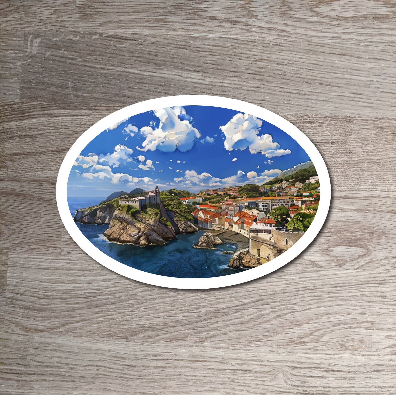 Travel to Croatia Attractions Sticker Bundle, Dubrovnik, Rovinj ...