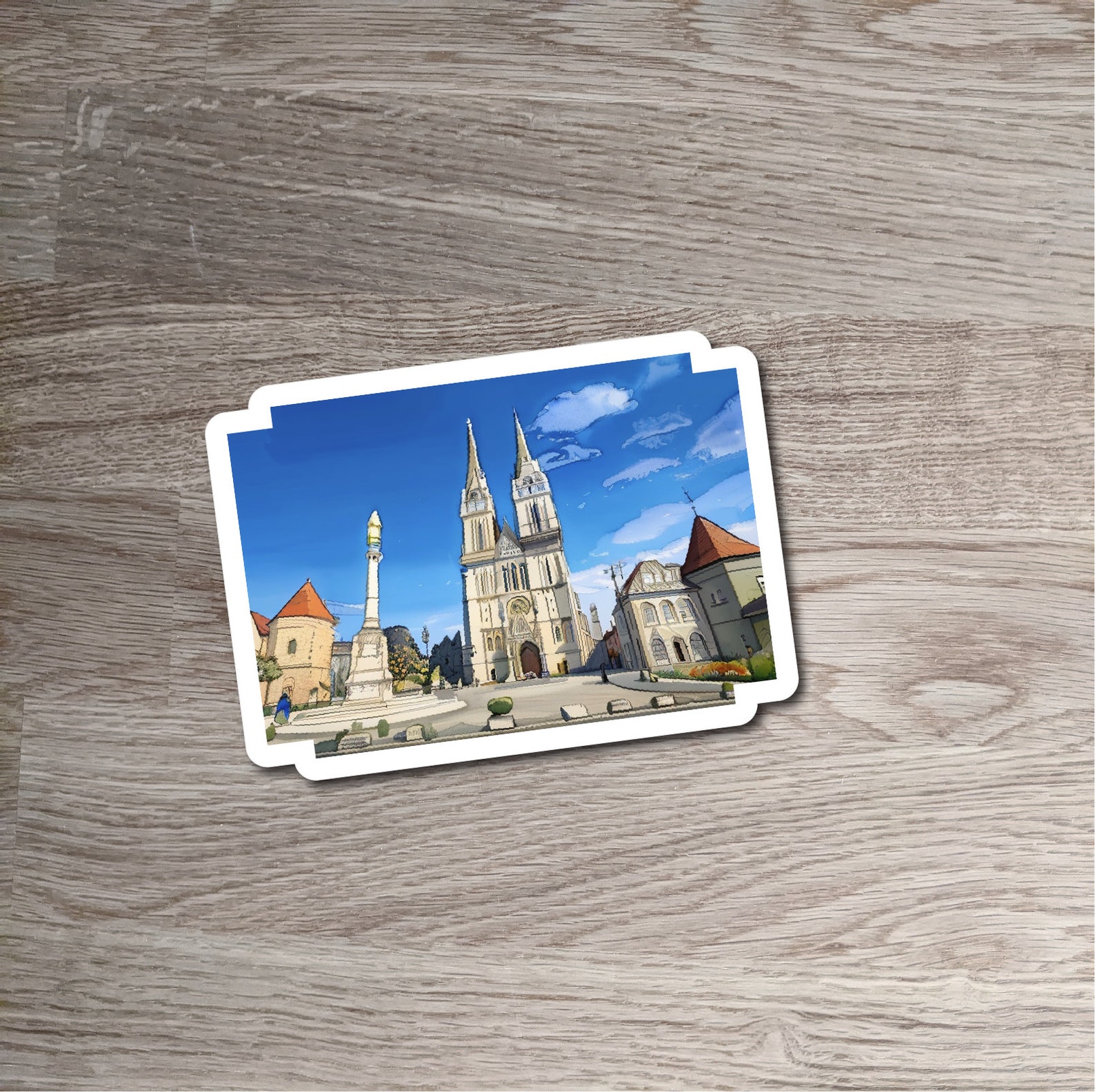 Travel to Croatia Attractions Sticker Bundle, Dubrovnik, Rovinj ...