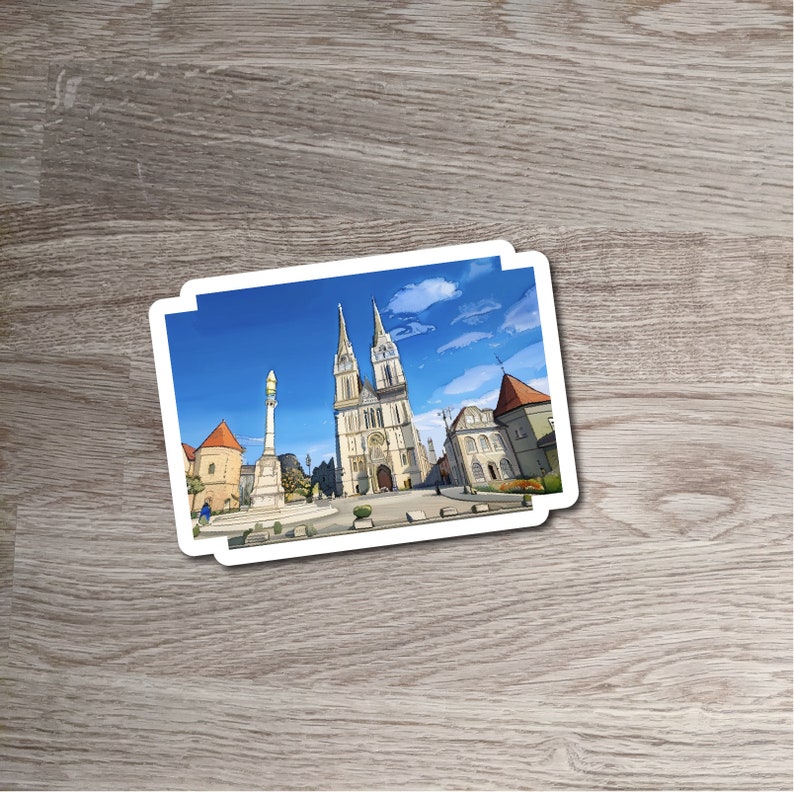 Travel to Croatia Attractions Sticker Bundle, Dubrovnik, Rovinj ...