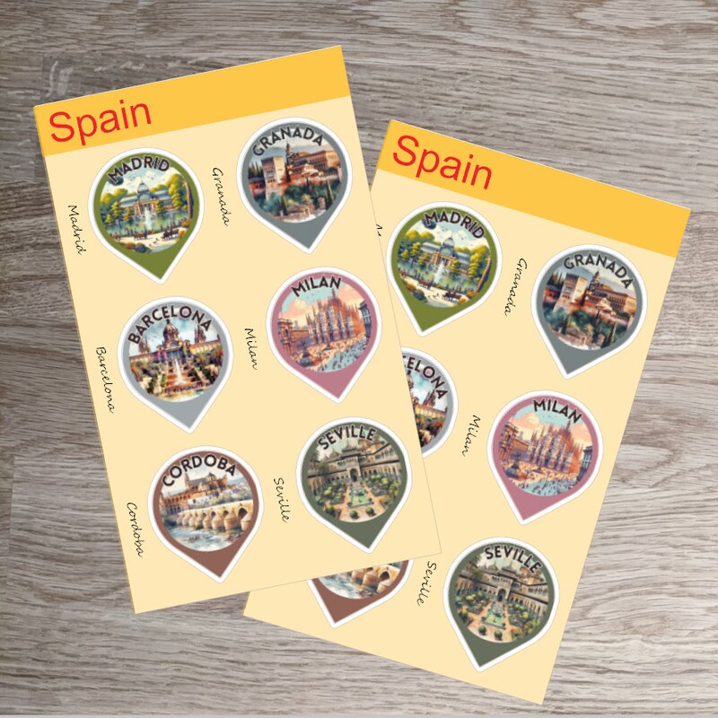 Spain Scrapbook - Etsy