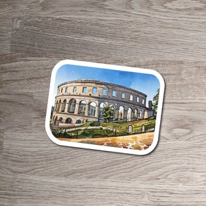 Travel to Croatia Attractions Sticker Bundle, Dubrovnik, Rovinj ...