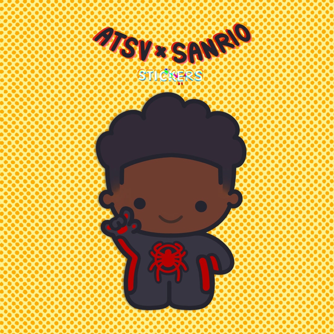 Miles Morales ATSV Sanrio Sticker - Etsy